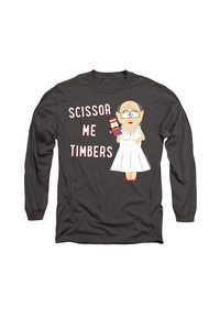 Cotton Soul SOUTH PARK SCISSOR ME TIMBERS - Langarmshirt - anthracite ...