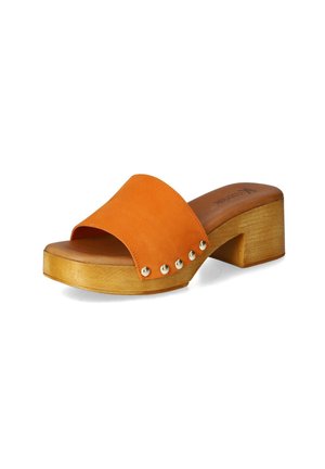 Manfield MIT NIETEN - Clogs - rosé/donkerroze - Zalando.nl