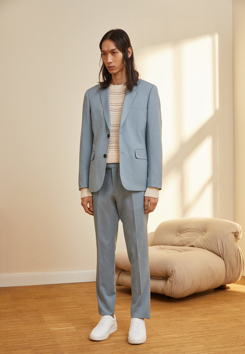 sandro FORMAL STORM - Suit jacket - orage/light blue - Zalando.de