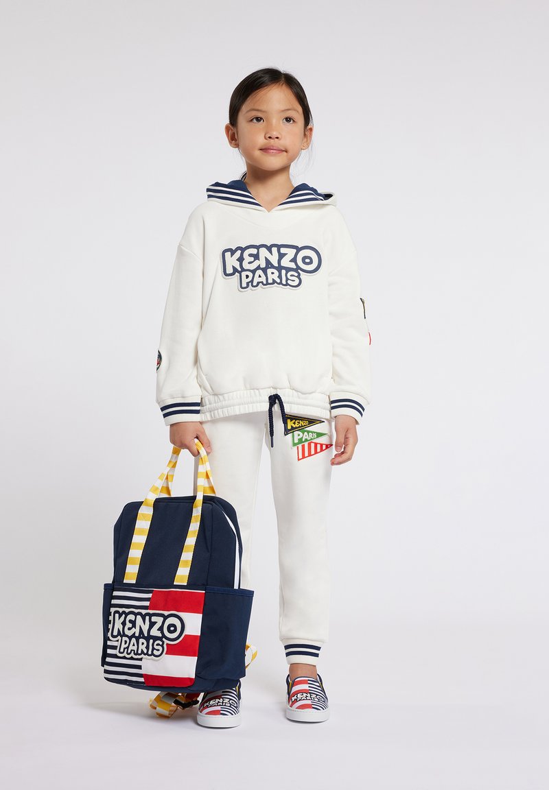 KENZO kids Pantalon de survêtement - rice/blanc - ZALANDO.FR