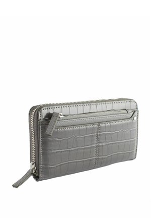 Next CROC EFFECT PURSE - Portefeuille - black animal/noir - ZALANDO.FR