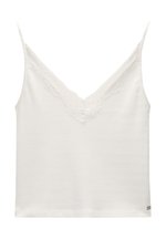 PULL&BEAR STRAPPY - Top - white - Zalando