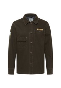 Mustang Cămașă - braun/maroniu marmorat - Zalando.ro