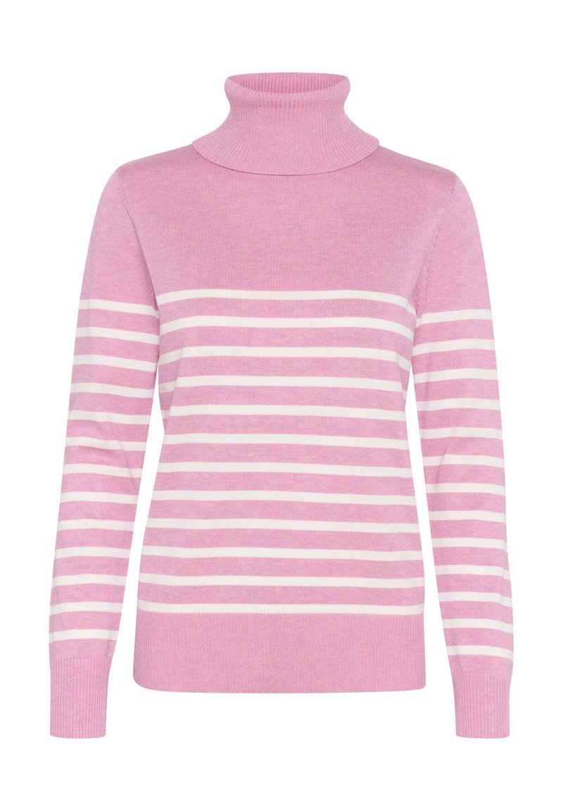 Saint Tropez MILASZ ST. ROLLNECK - Strickpullover - sea pink mel ice ...