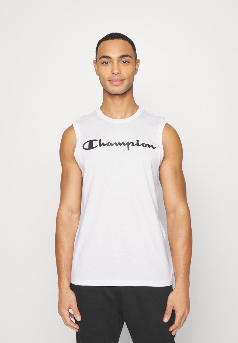Champion Sleeveless Crewneck Top White Wit Zalando Nl