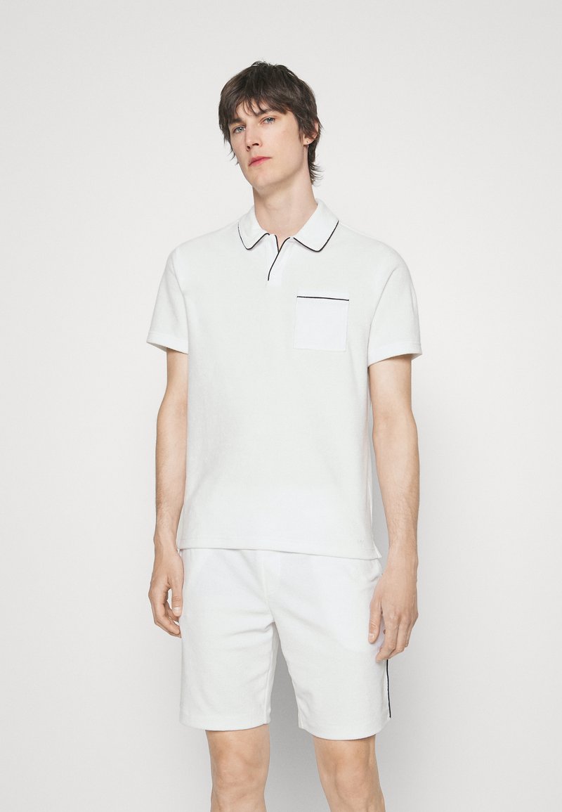 Michael Kors TERRY JOHNNY POLO - Polo shirt - white - Zalando.co.uk