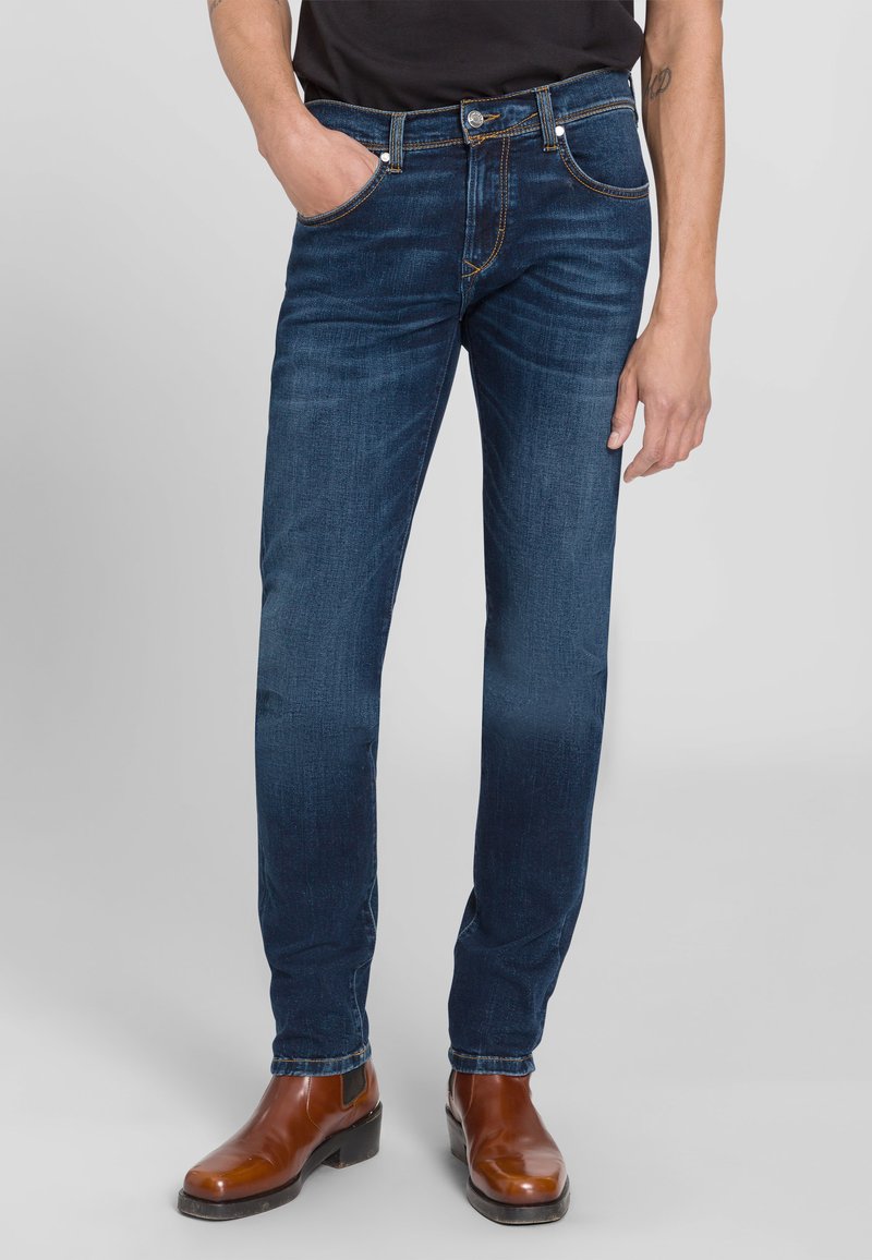 Baldessarini JAYDEN - Slim fit jeans - ocean blue used buffies/blue ...