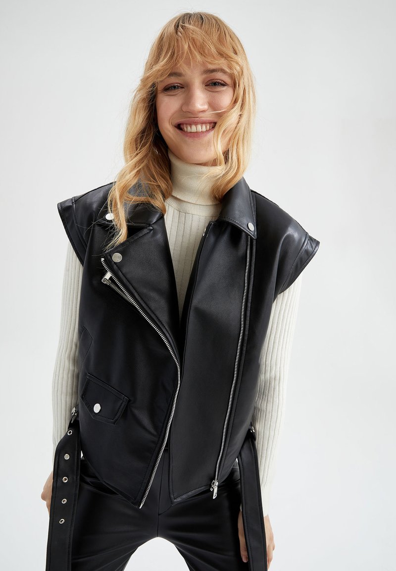 DeFacto Weste - black/schwarz - Zalando.de