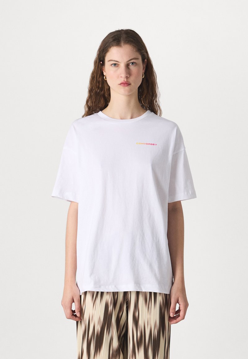 Converse SOUND WAVES TEE - Print T-shirt - white - Zalando.ie