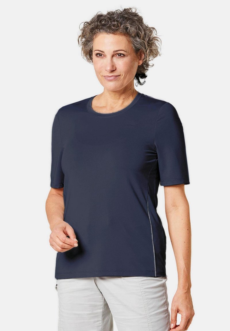 GOLDNER T-Shirt basic - navy/dunkelblau - Zalando.at