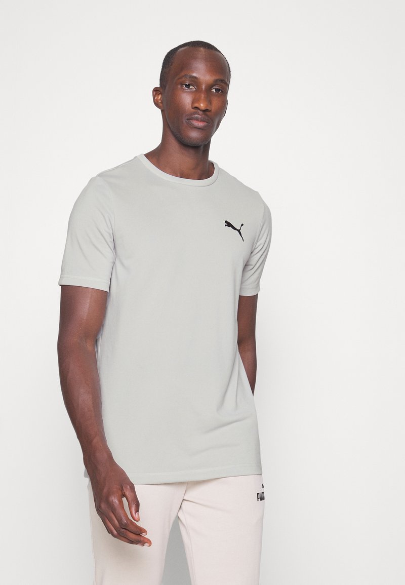 Puma ACTIVE SMALL LOGO TEE - Sportfelső - gray violet/szürke - Zalando.hu