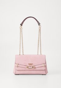 Guess SILVYE XBODY FLAP - Skulderveske - peony/rosa - Zalando.no