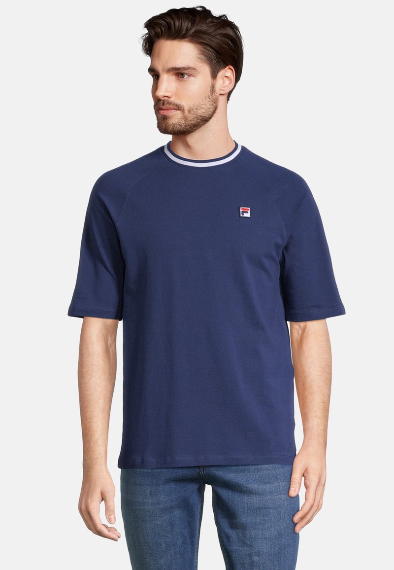Fila APPAREL BILOXI TEE - T-Shirt basic - medieval blue/blau - Zalando.at