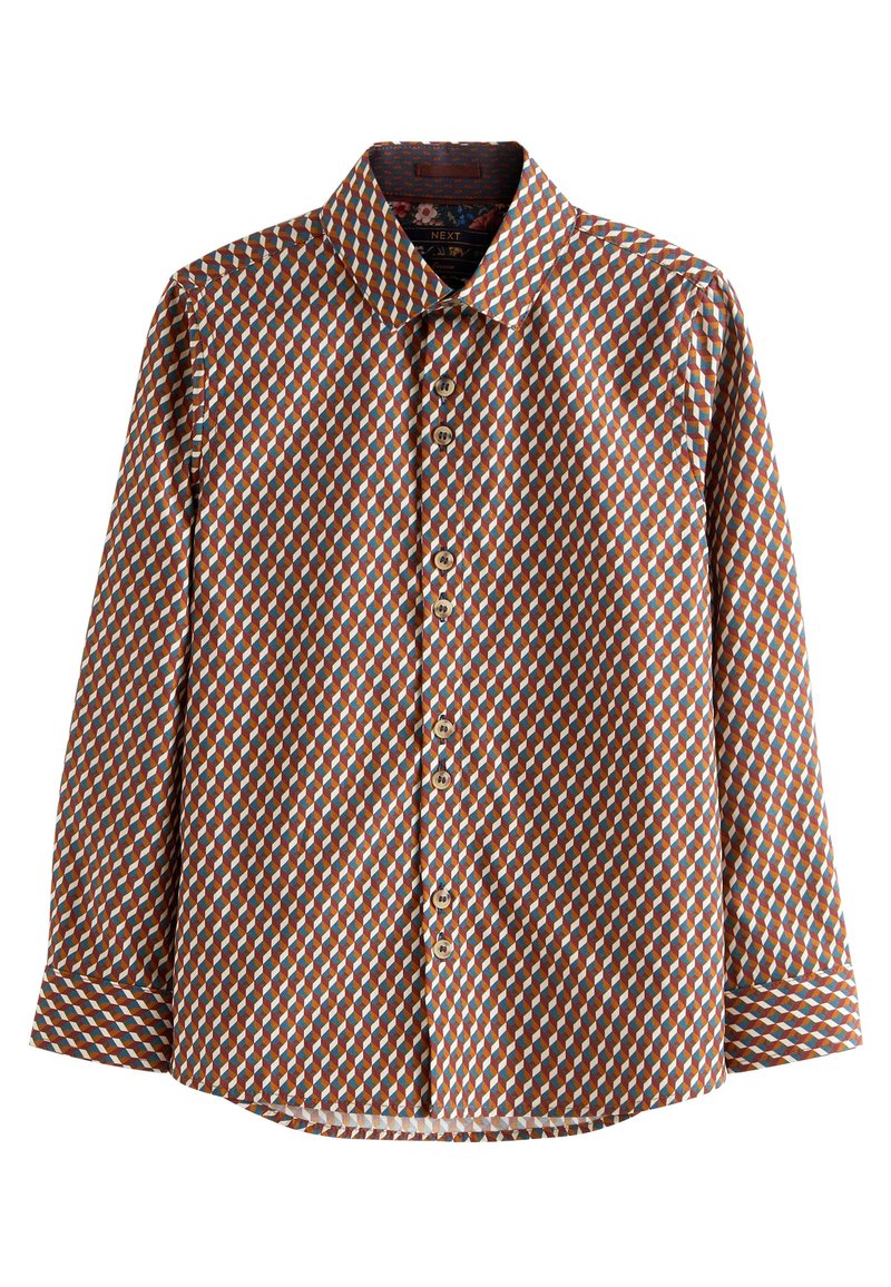 Next LONG SLEEVE SIGNATURE SHIRT - Hemd - brown/braun - Zalando.de