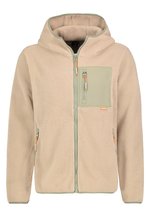 Sublevel TEDDY MIT KAPUZE - Fleece jacket - light/beige/beige - Zalando