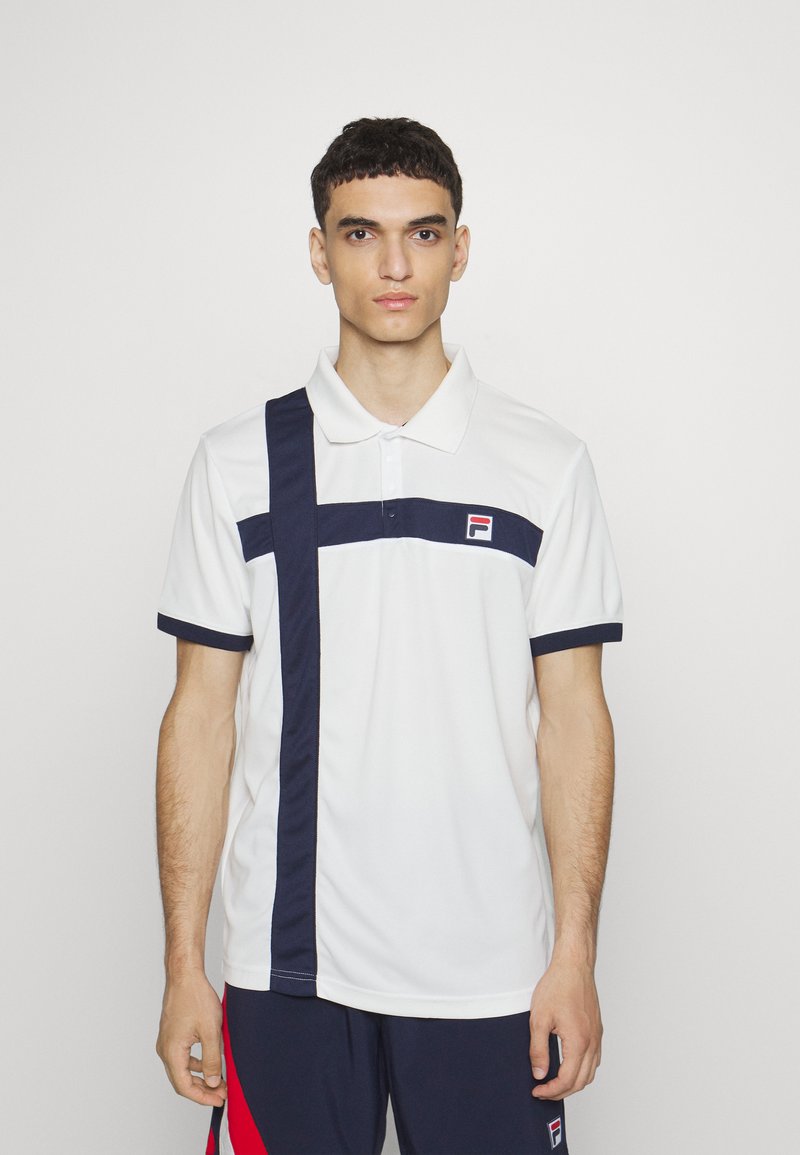 Fila KILIAN - Poloshirt - white alyssum/crème - Zalando.nl