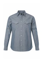 JP1880 LONG SLEEVE KENT COLLAR MODERN FIT - Overhemd - blue denim/blauw ...