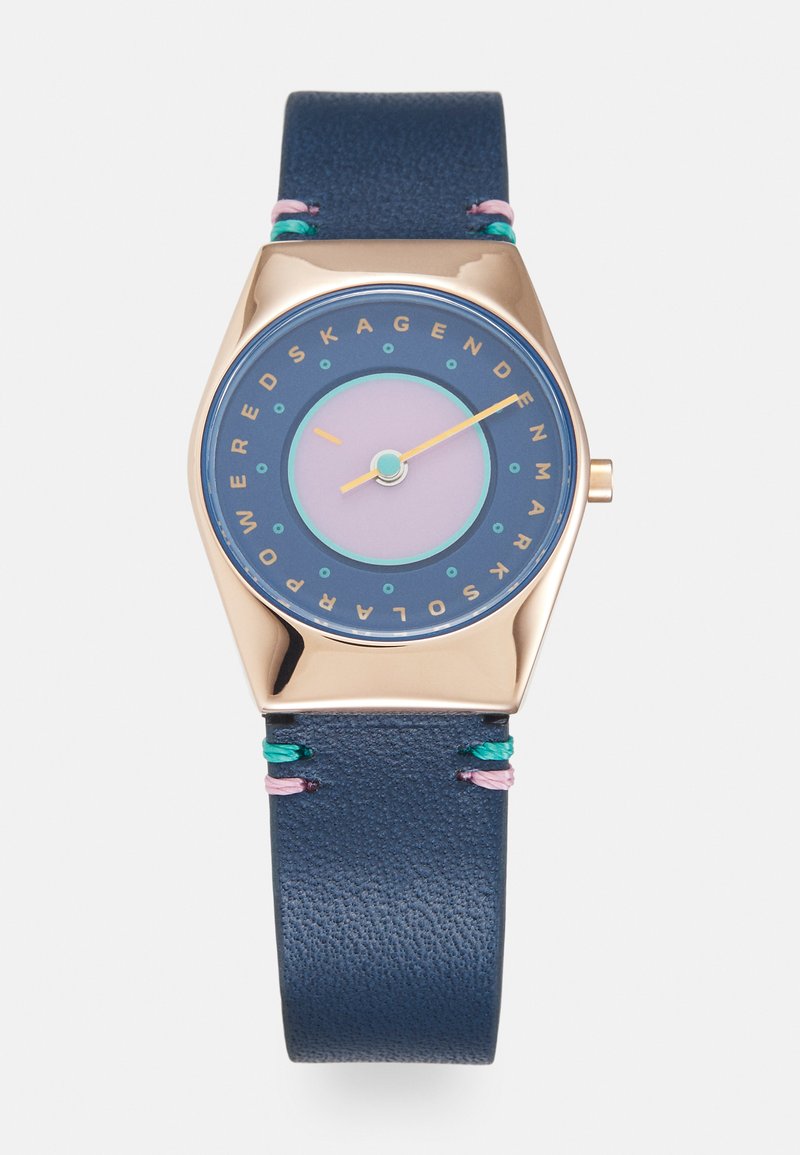 Skagen GRENEN LILLE SOLAR POWERED DISC - Watch - blue - Zalando.ie