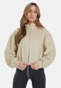 SQUATPROOF PULL STRING PUMP COVER HALF ZIP - Sweater - apricot/beige ...