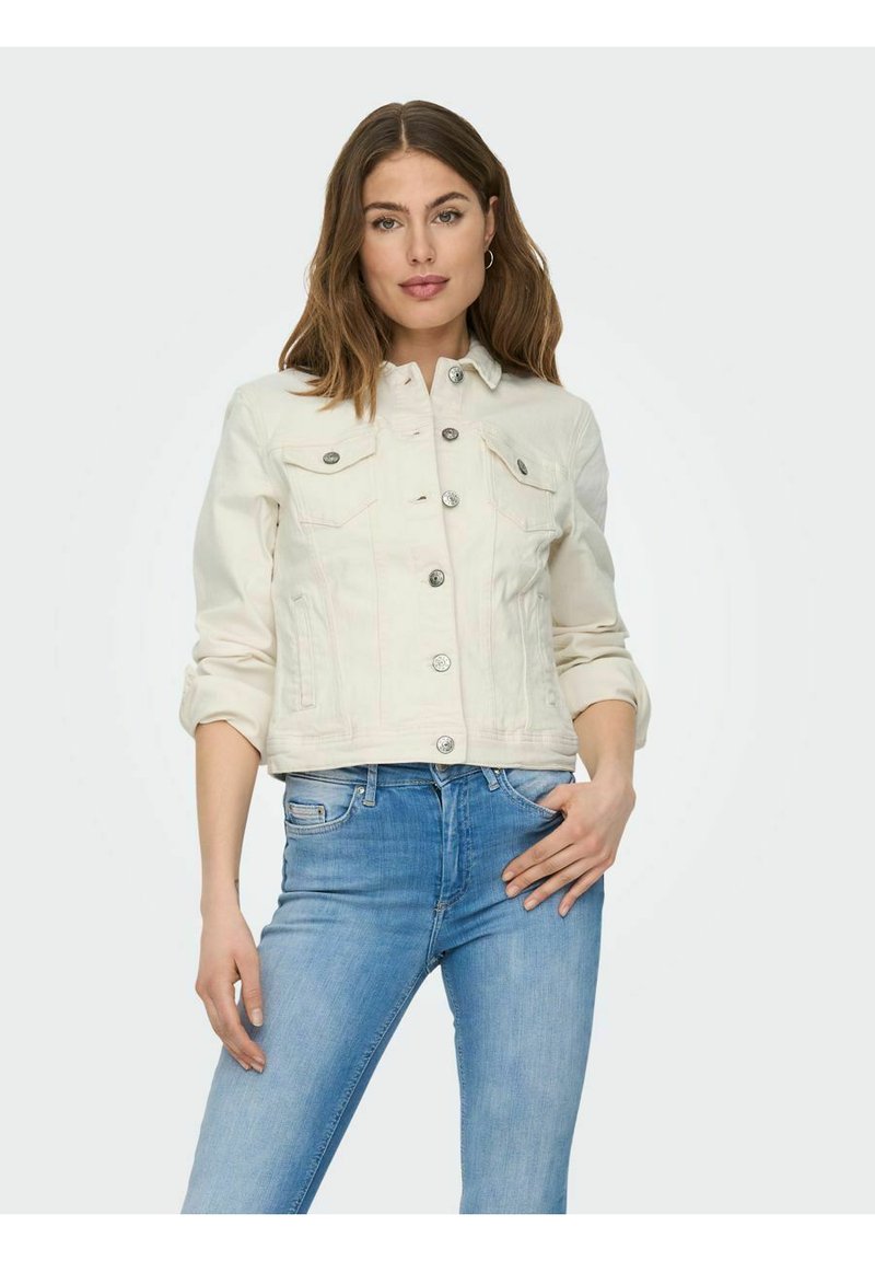 ONLY Giacca di jeans - ecru/beige - Zalando.it