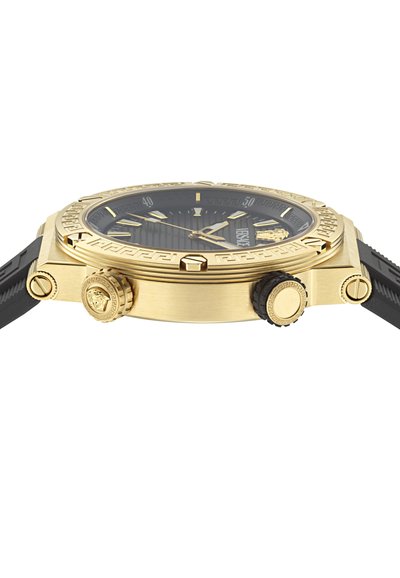 Versace GRECA LOGO DIVER - Montre - gold/noir - ZALANDO