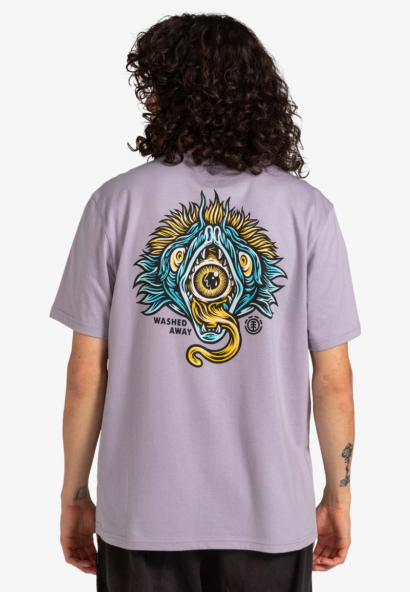 Element X TIMBER THE EYE - T-Shirt print - lavender gray/lila - Zalando.de