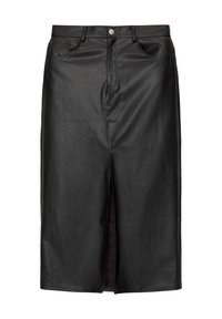 PULL&BEAR WITH SLIT - A-snit nederdel - black/sort - Zalando.dk