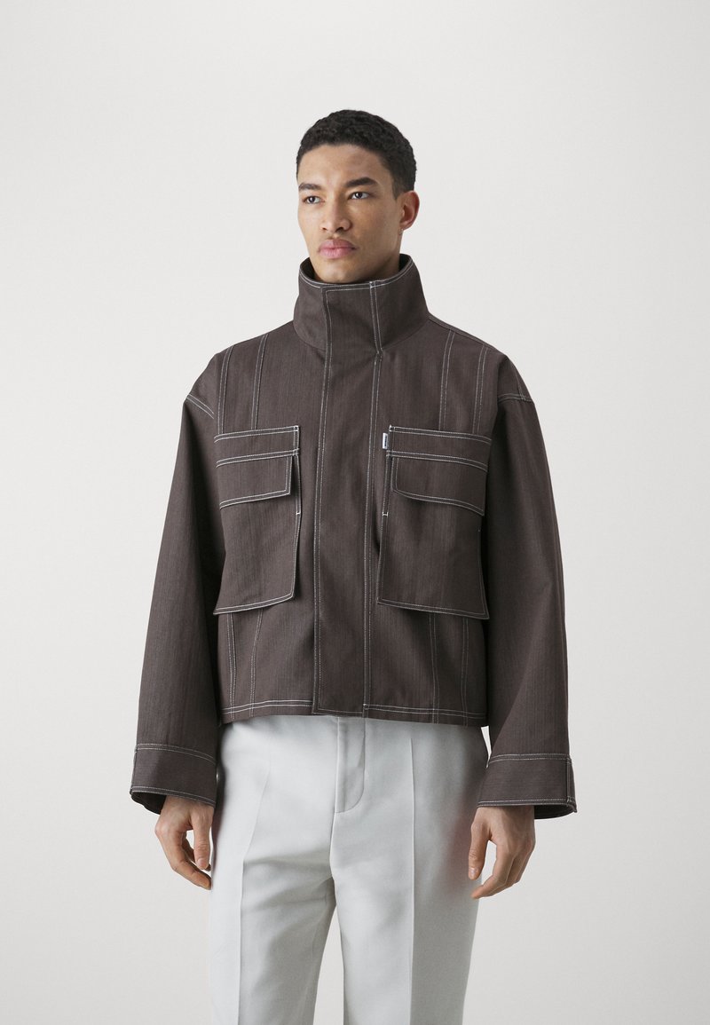 Bonsai WORK JACKET OVERSIZE FIT UNISEX - Denim jacket - glazed ginger ...