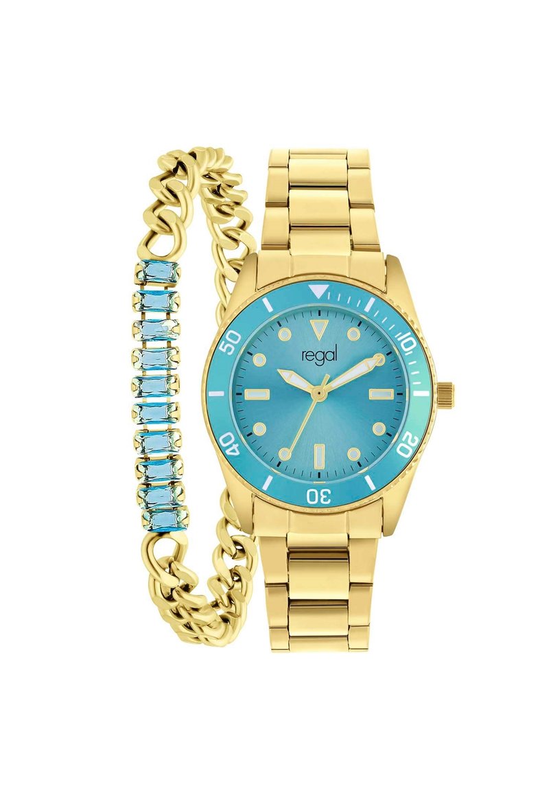 Lucardi ARMBAND UND UHR SET - Uhr - gold-coloured/goldfarben - Zalando