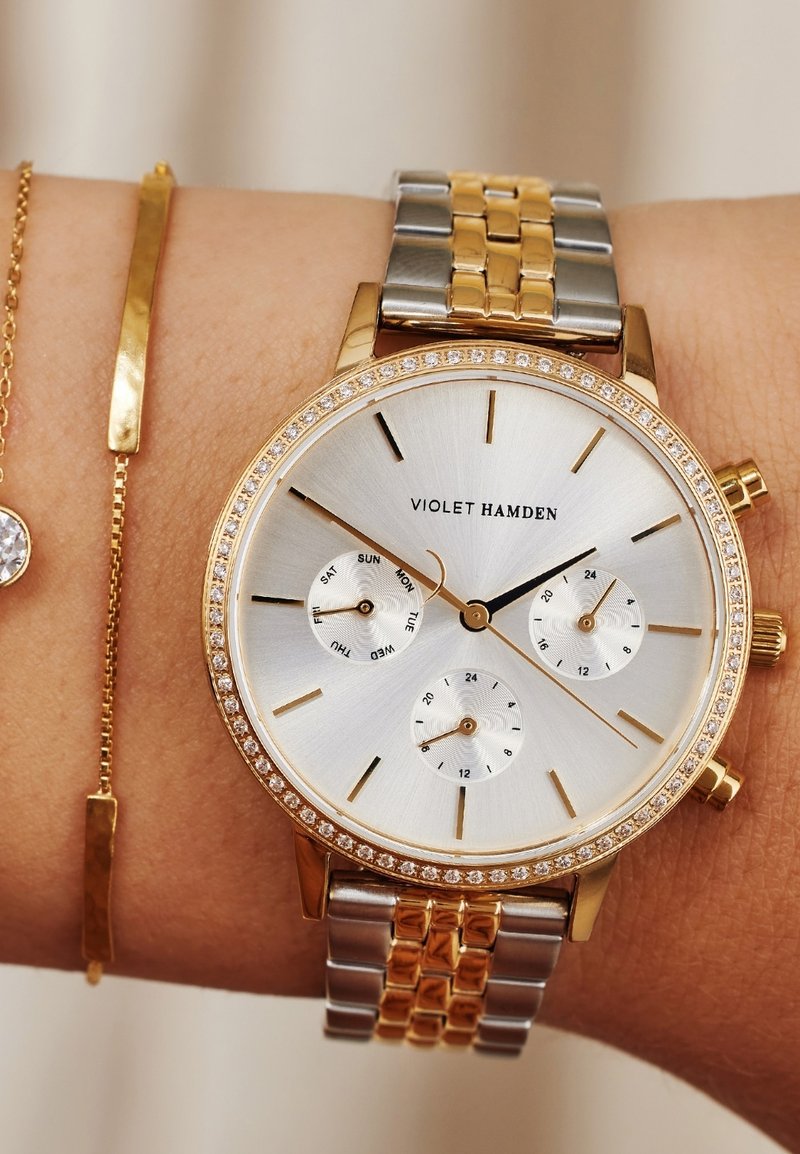 Violet Hamden Chronograph watch - gold-coloured - Zalando.ie