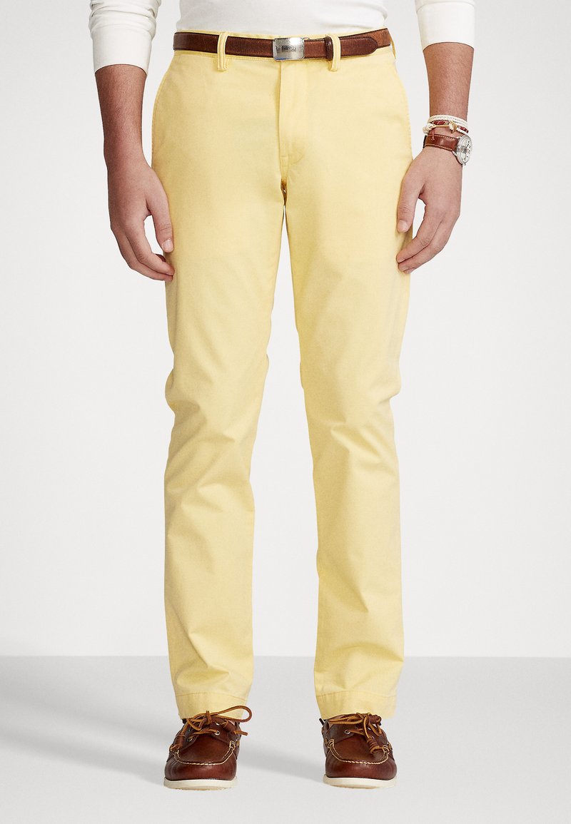 Polo Ralph Lauren WASHED STRETCH PANT - Chinos - corn yellow/yellow ...