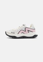 MSGM UNISEX - Sneaker low - white/pink/beige - Zalando.de