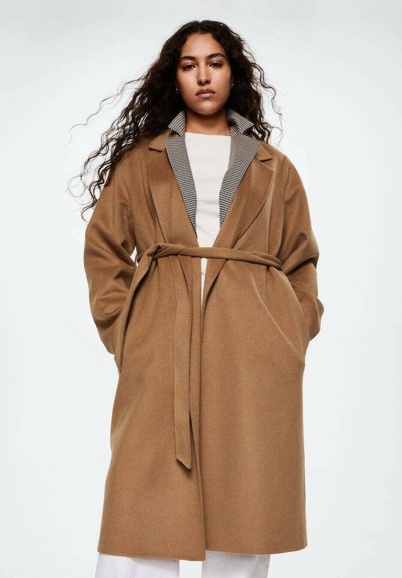 Mango BATIN - Kurzmantel - mellembrun/braun - Zalando.at