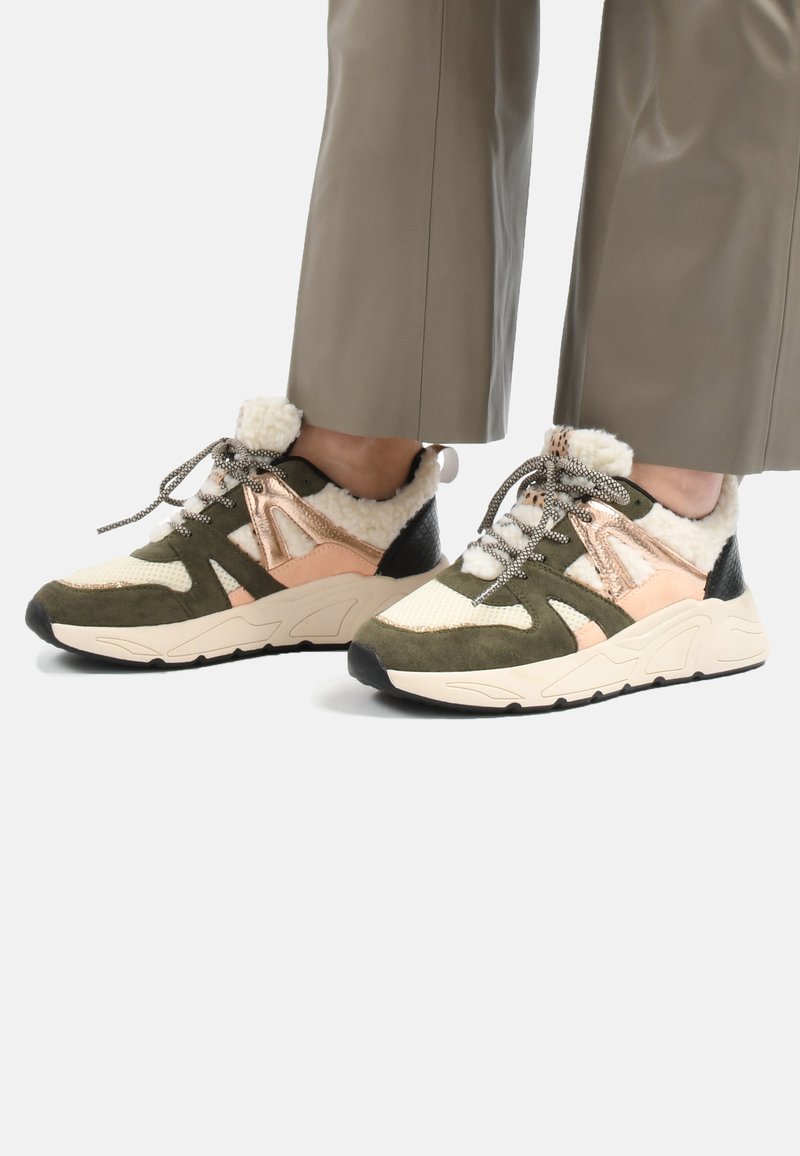 Posh by Poelman CAROCEL - Baskets montantes - green with combination ...