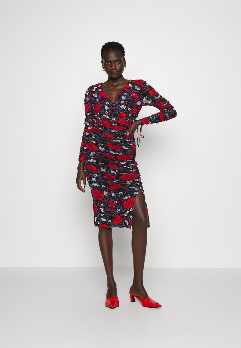 Diane von Furstenberg ROCHELLE DRESS - Freizeitkleid - passion floral/mehrfarbig - Zalando.ch