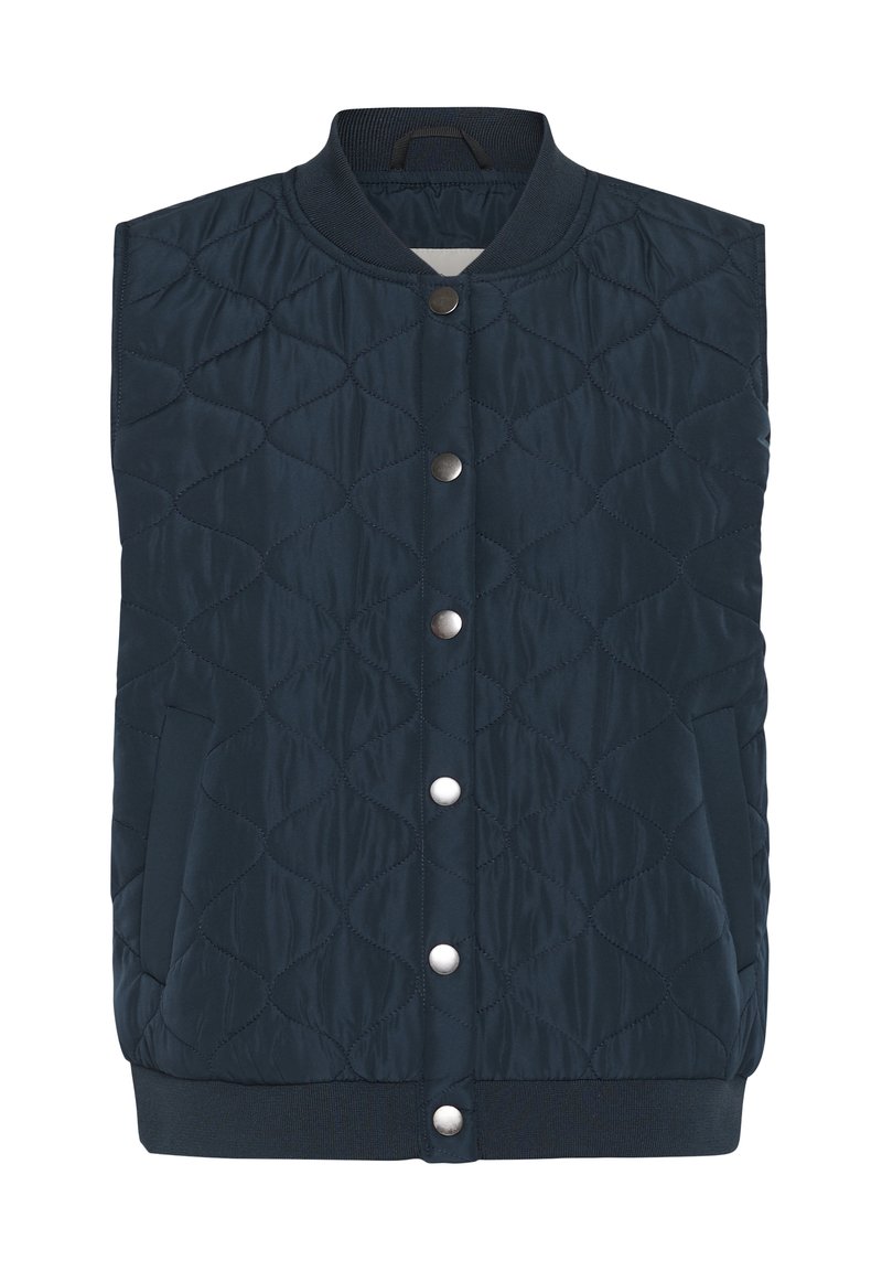 Kaffe KAQIANA - Weste - blueberry/dunkelblau - Zalando