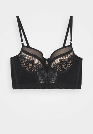 Gossard ENCORE - Push-up BH - black/nude/svart - Zalando.no