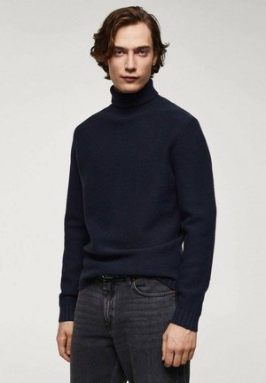 Scalpers ICON DOMIC - Strickpullover - navy/dunkelblau - Zalando.at