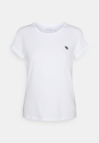 Abercrombie & Fitch 3-PACK SHORT-SLEEVE ICON CREW TOPS - T-Shirt basic - NAVY/WHITE/RED ...