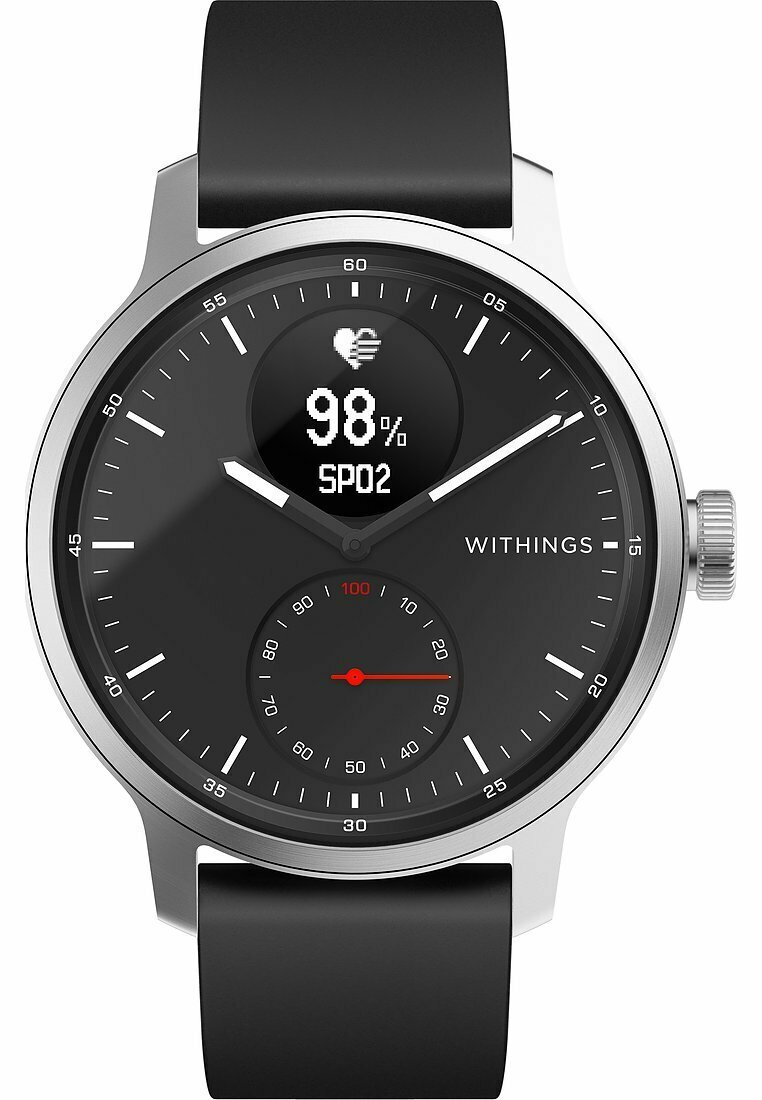 Withings UNISEX-ANALOG AKKU - Smartwatch - schwarz/schwarz/black - Zalando