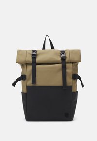 Pier One UNISEX - Rucksack - black/olive/black - Zalando