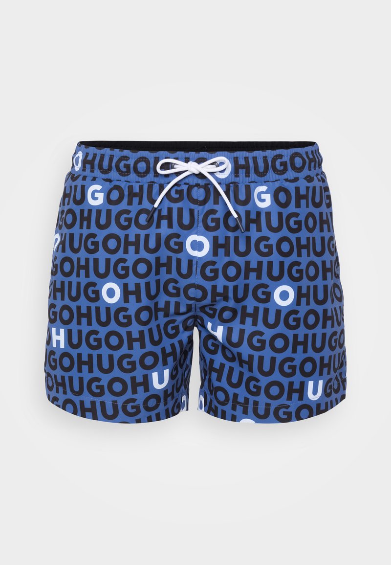 HUGO TORTUGA - Swimming shorts - medium blue/blue - Zalando
