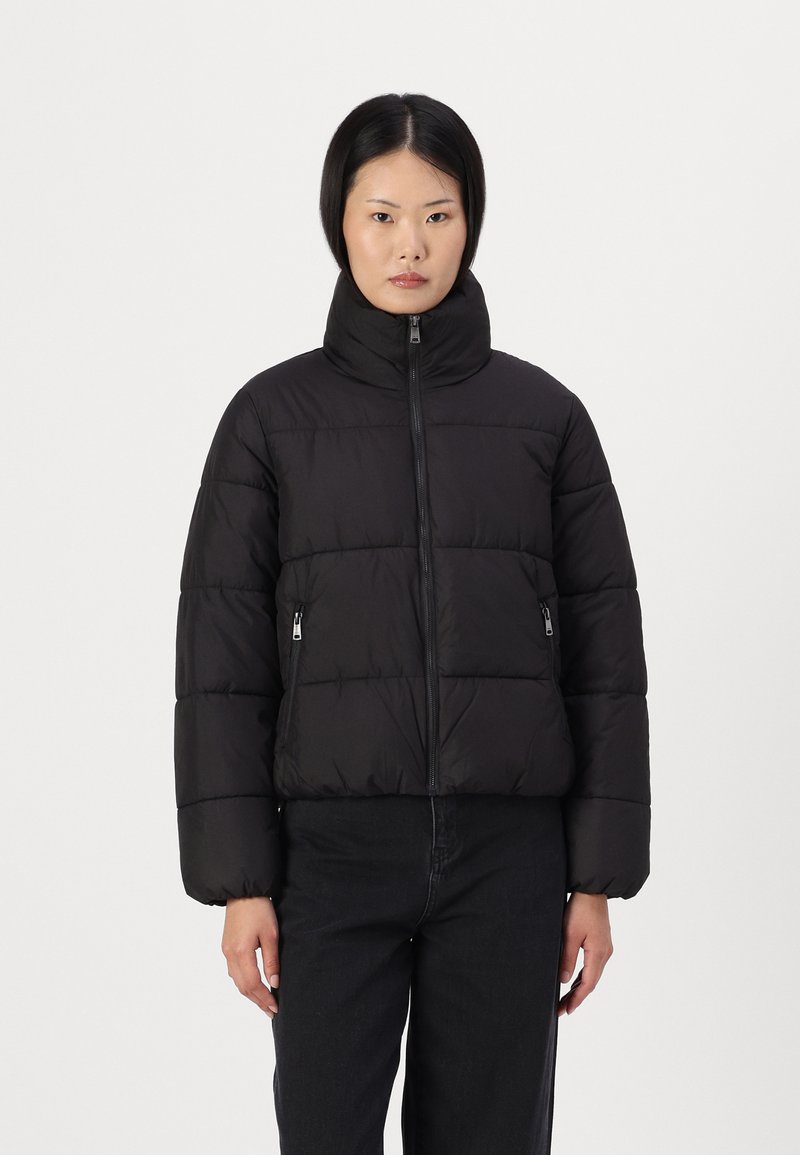ONLY ONLCAMMIE SHORT PUFFER - Winter jacket - black - Zalando.ie