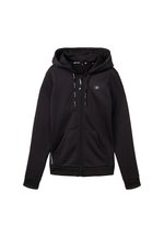 TOM TAILOR ACTIVE WEAR ATMUNGSAKTIVE - Sweat zippé - black/noir ...