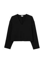 STOCKH LM Studio DIONNE V-NECK SHORT - Blouse - black - Zalando