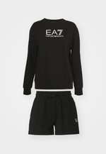 EA7 Emporio Armani TRACKSUIT - Tepláková souprava - nero/černá - Zalando.cz