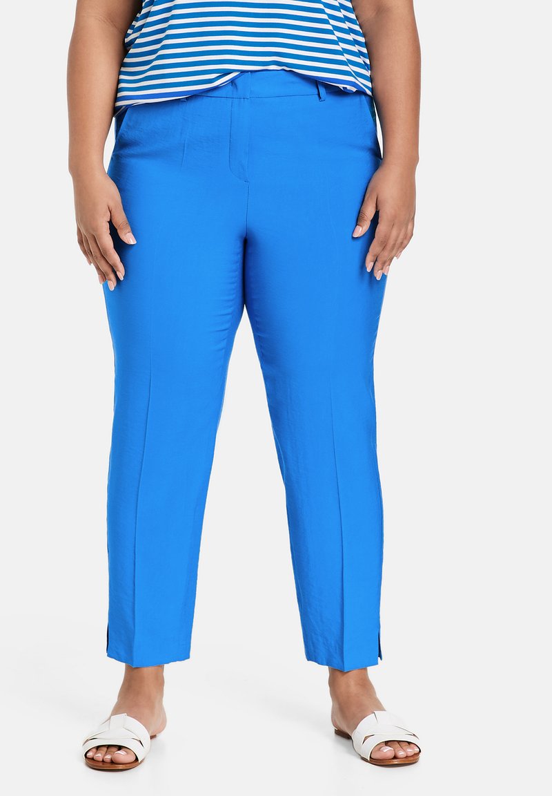 Samoon Stoffhose - digital blue/blau - Zalando.de