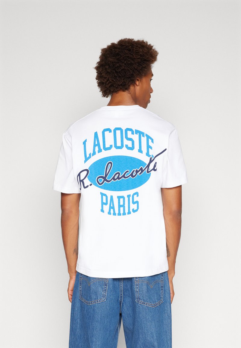 Lacoste FRENCH ICONICS - T-shirts print - white/hvid - Zalando.dk