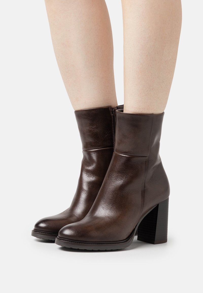 Anna Field High heeled ankle boots - brown - (Pre-owned) - Zalando