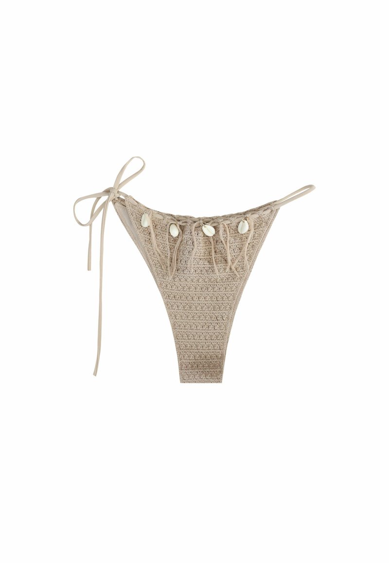 Tezenis BRASILEÑA DE CON LAZOS SEASHELL CROCHET - Bikini bottoms ...
